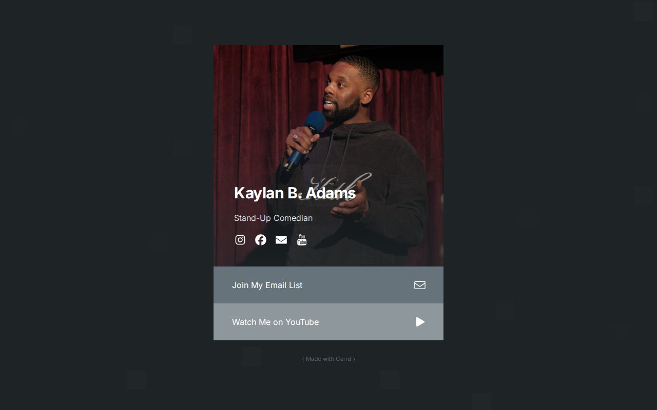 Kaylan Adams Comedy – Show Dates, Bookings & More